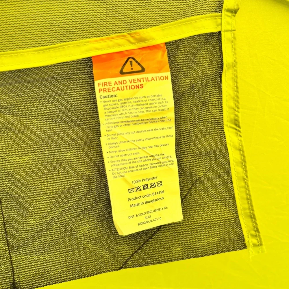 Crane | Other | Aldi Crane Pop Up Sun Shelter Neon Yellow Blue Beach ...